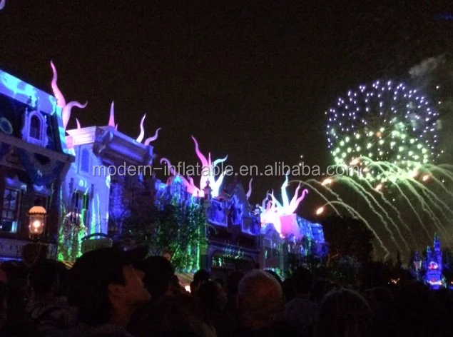 Hot Sale Lighting Inflatable Seaweed Tentacles Coral Model For Party ...