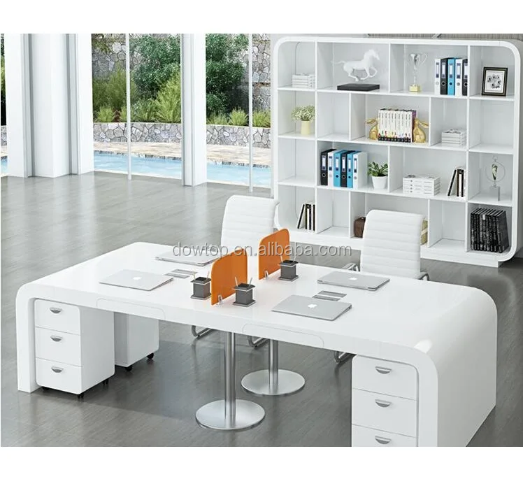 Modern Furniture Office Table 4 People Desk Office Desk - Buy 4 Person ...