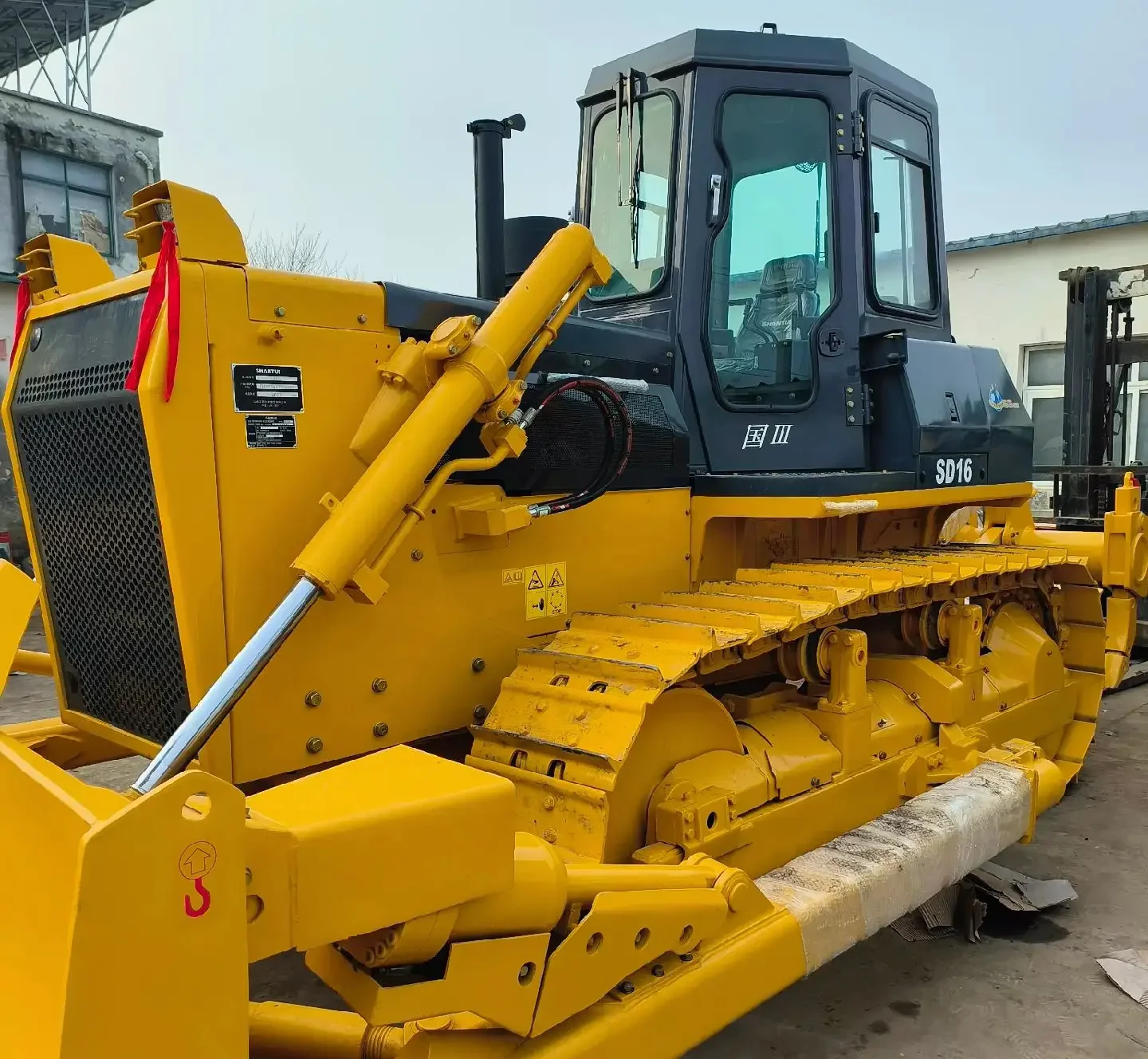CE Certified Shantui SD16 Used Wheeled Bulldozer 17 Ton 2023 Model with ...
