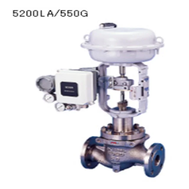 Multi-hole Cage Guided Control Valve 550G with 6300LA Actuator