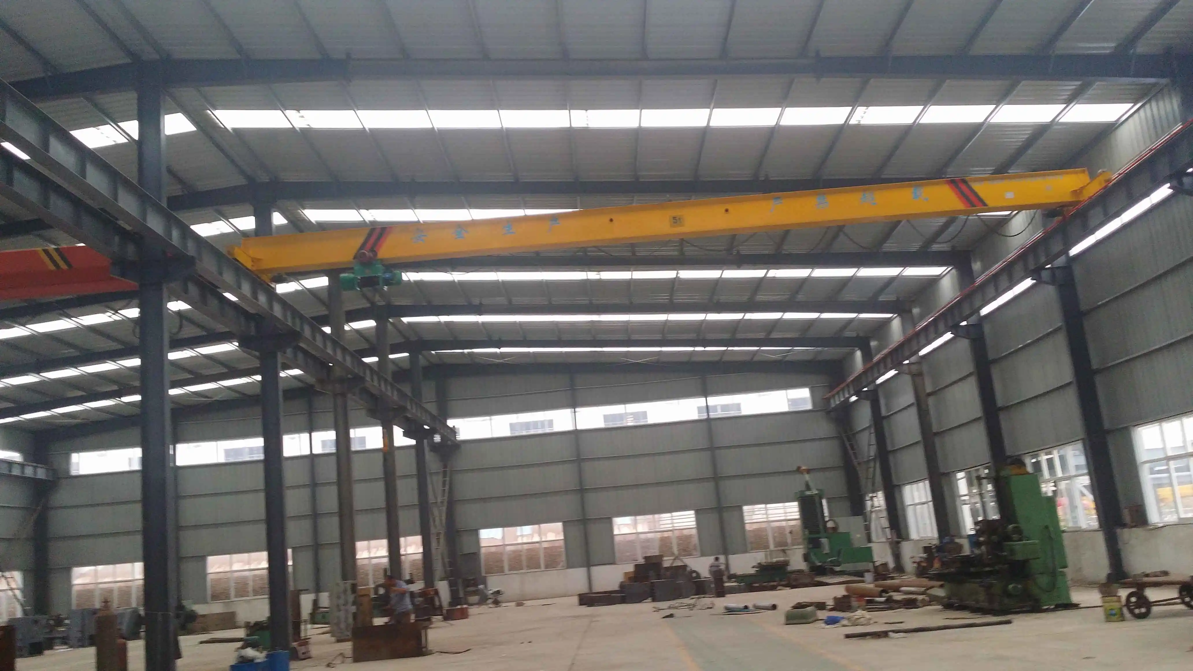 Heavy Duty Single Beam Hanger Crane With Electric Hoist - Buy Single ...