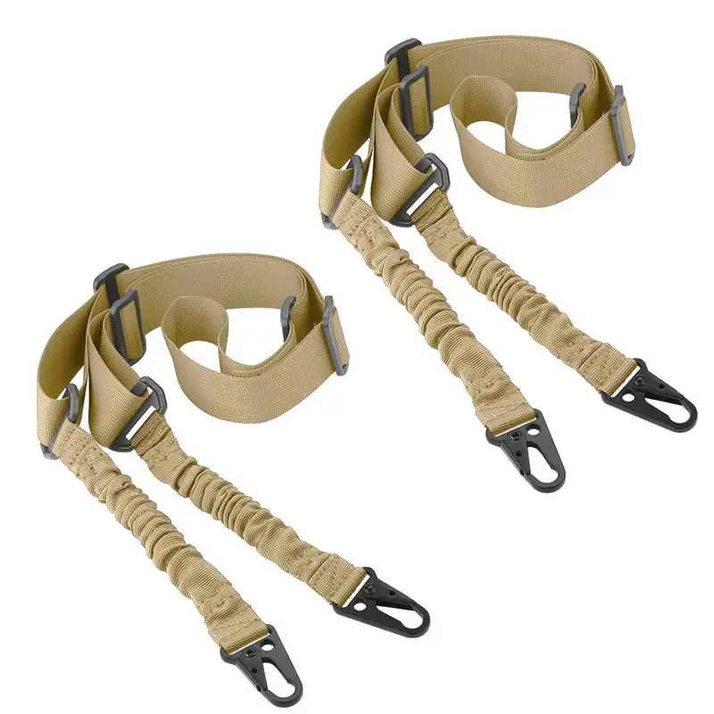 Tactical 2 Two Point Gun Sling Adjustable Bungee Military Sling - Buy ...