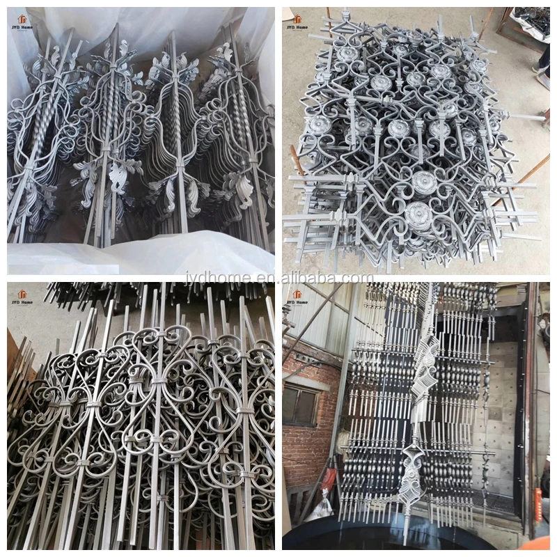 Ornate Wrought Iron Oval Balusters for Sale - Durable & Stylish