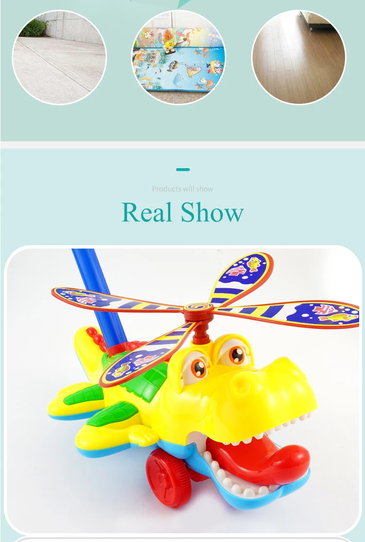 Baby Toddler Stroller Hand Push Crocodile Children's Toys