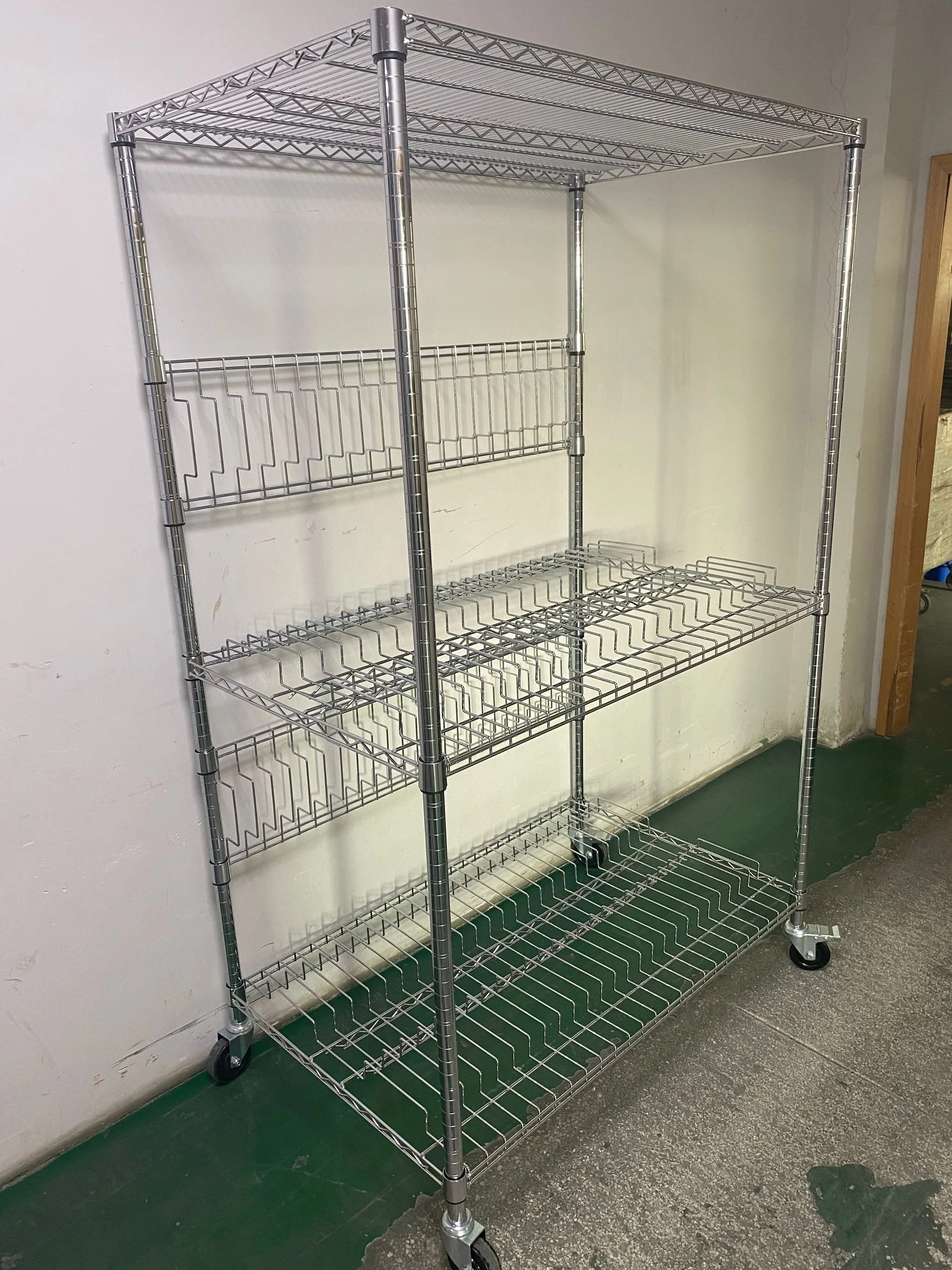 Stencil Rack Cart - Efficient SMT Stencil Storage Solution