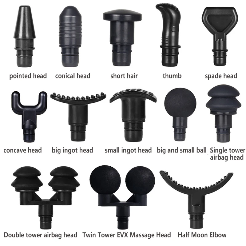 Replaceable Massage Gun Head Attachment for Deep Tissue Massage - Plug ...
