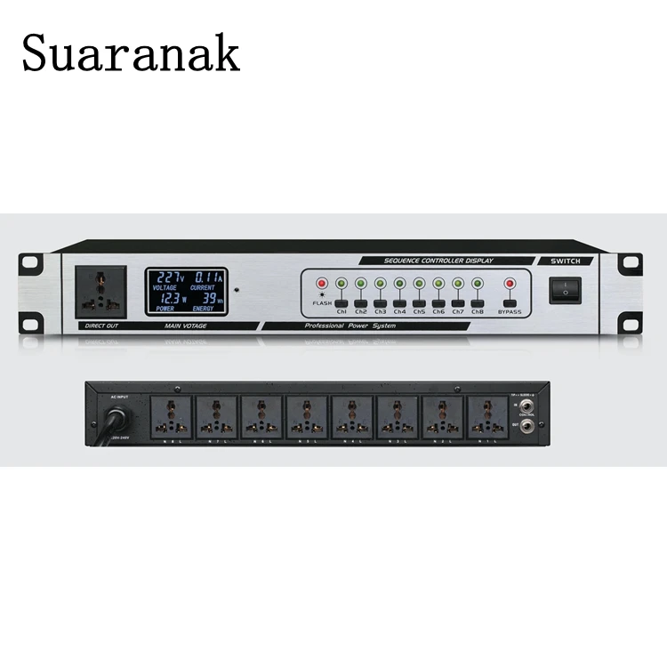 KSP-9009 Public Address System - 16 Channel Power Sequencer