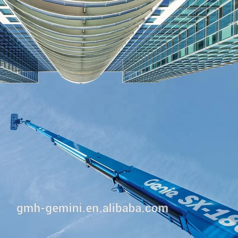 Crank Arm Hydraulic Genie Lift - Telescopic Electric Mini Mobile Boom Lift