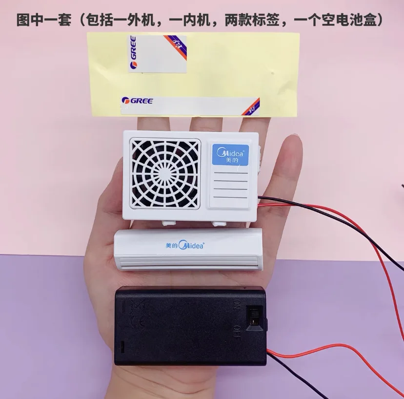 Mini Air Conditioner Toy for Doll House - 6 Minute Play