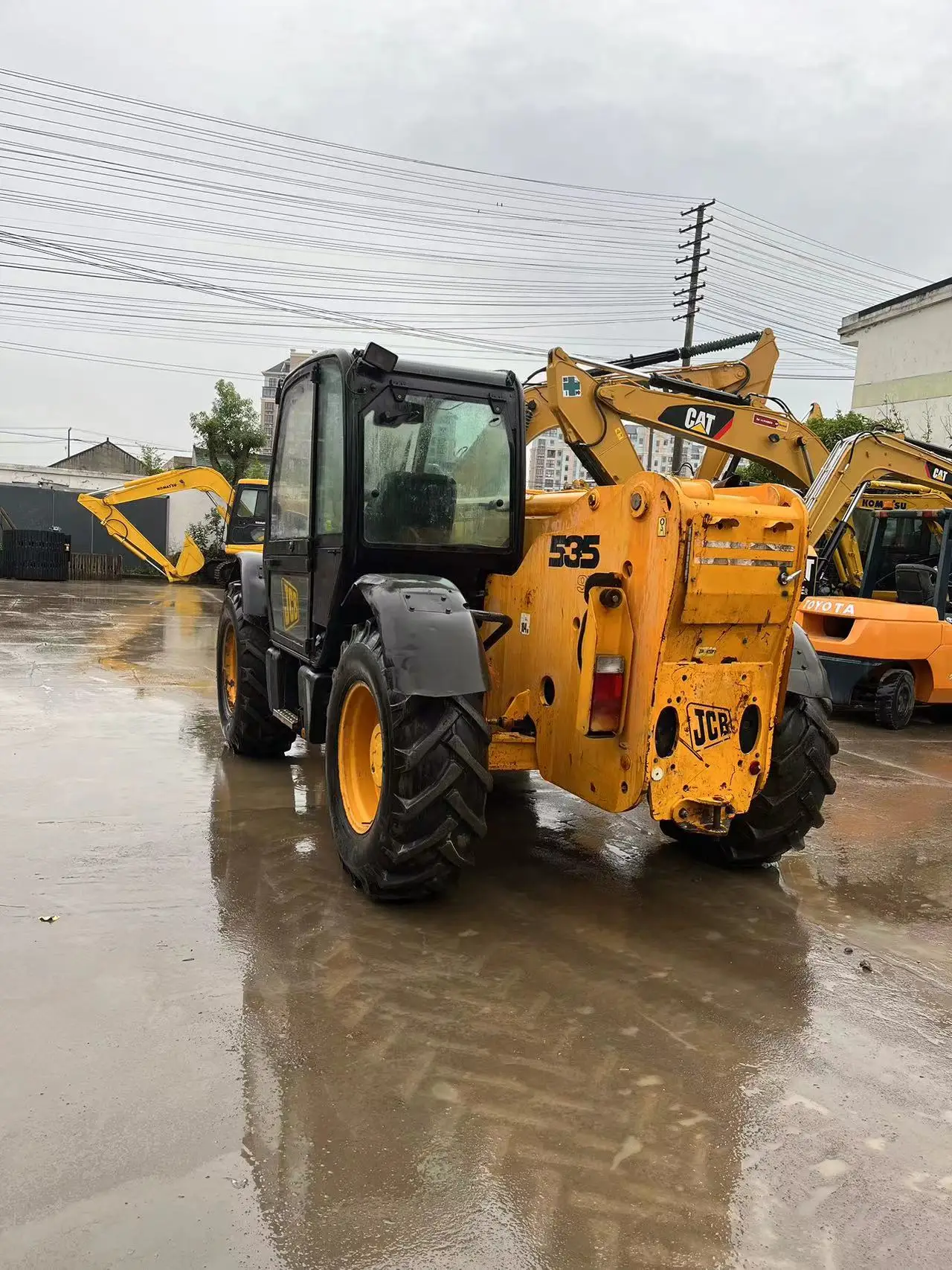 Used Original USA JCB Wheel Extend Fork Backhoe Loader Good Condition ...