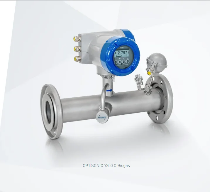 Krohne-optisonic 7300 Ultrasonic Flowmeter for Biogas