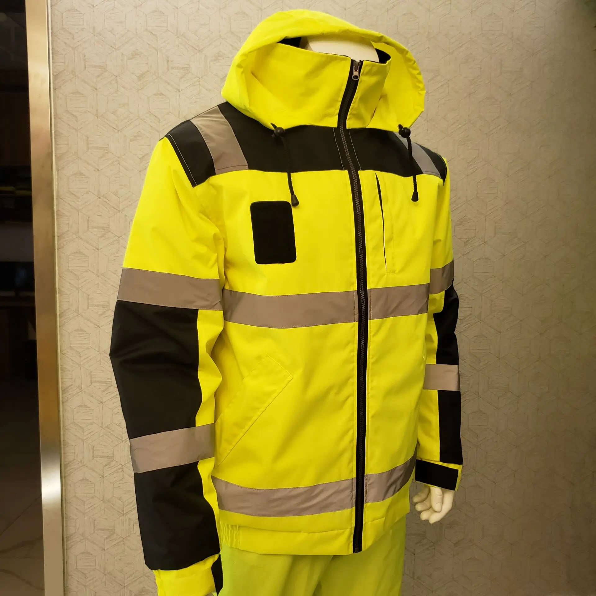 Safetypink Reflective Safety Fluorescent Yellow Polyester Rescue ...