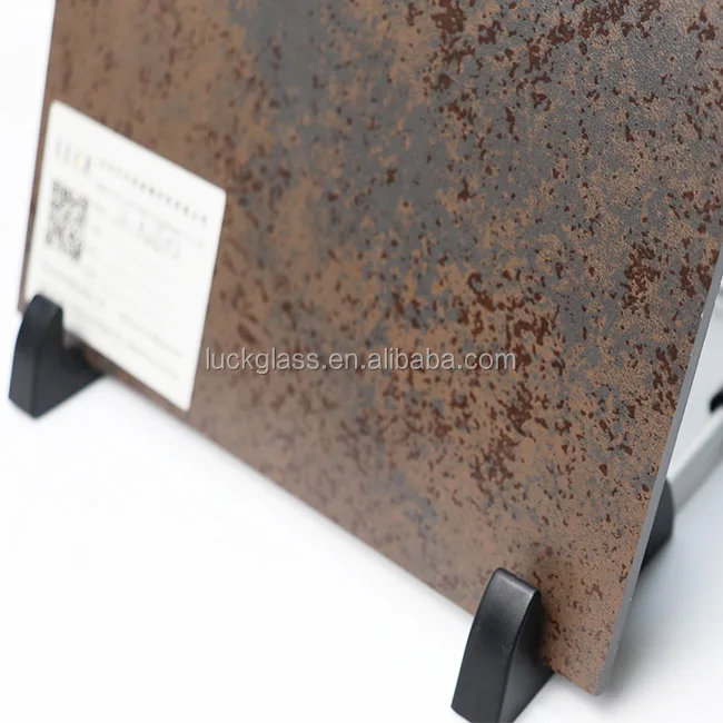 3mm 4mm 5mm Tempered Ceramic Frit Stained Glass Sheet