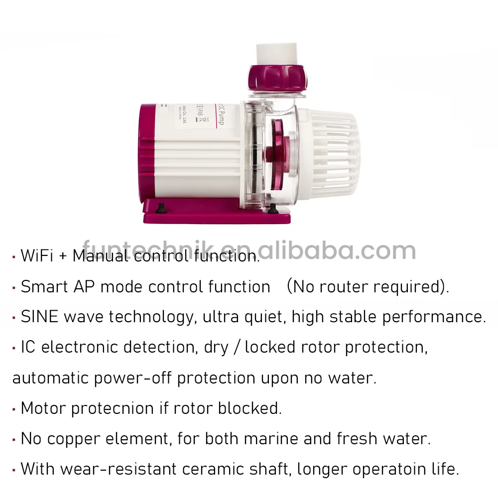 Jebao/jecod Mdp Series Wifi App Control Smart Dc Aquarium Fish Tank Circulation Return Pump With ...