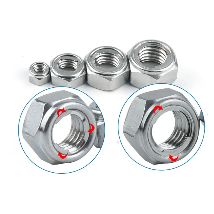DIN980 All-Metal Prevailing Torque Type Hexagon Self Lock Nuts
