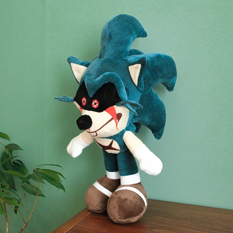 Hot Sale 40cm Oversized Sonic Plush Doll Sonic Exe Game Diablo Hell ...
