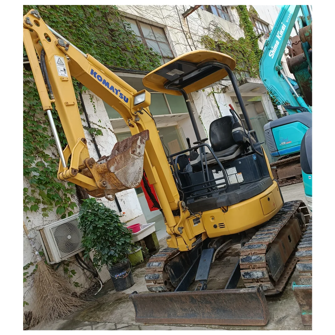 Used Small Mini Hydraulic Excavator Komatsu Pc20mr-3 2t Tracked ...