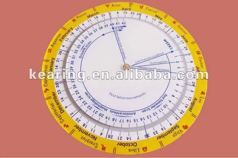 Kearing Pregnancy Wheel and Ovulation Calendar - SC18