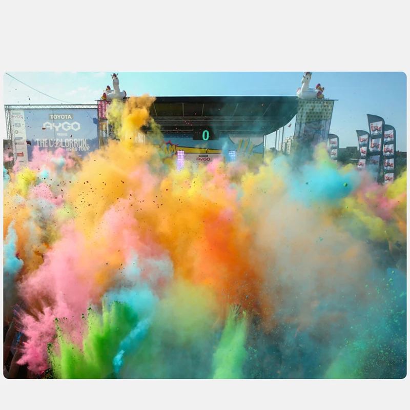 Colorful Cornstarch Holi Powder Party Popper - Wholesale