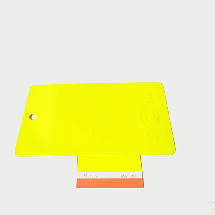 Ral 1026 Luminous Yellow Paint Aluminum Profile Powder Coating - Buy ...