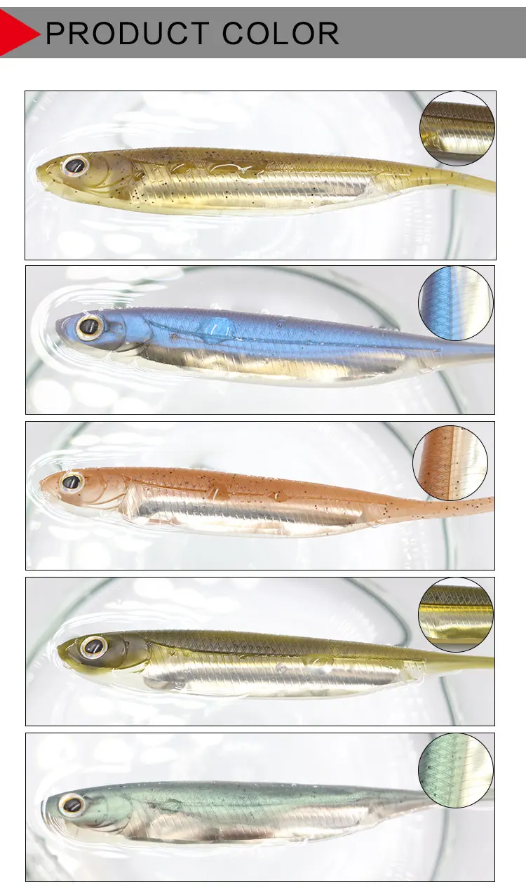 Handmade Flash Minnow Saltwater Trolling Flasher Lure 5pcs/bag Trout ...