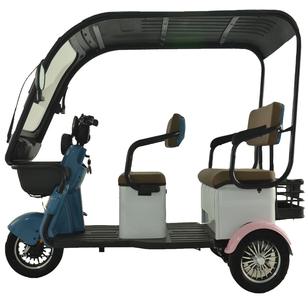 High Quality Electric Tricycles With Roof Cheap Adults E Bike 3 Wheel ...