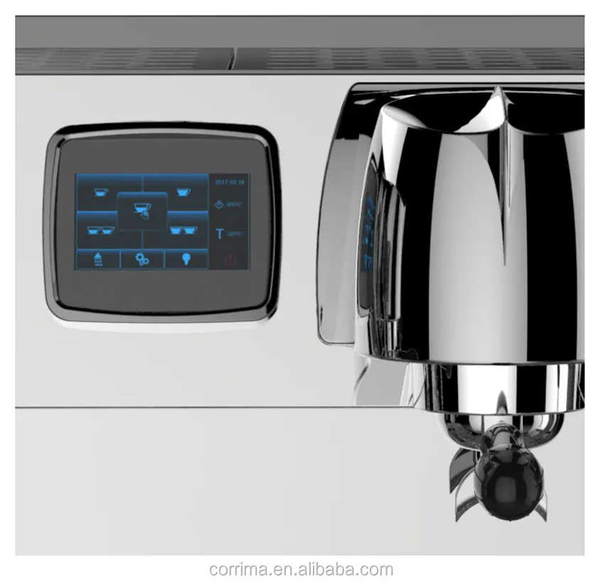 Double Group Commercial Coffee Machine With Rotation Pump- Crm3202 ...