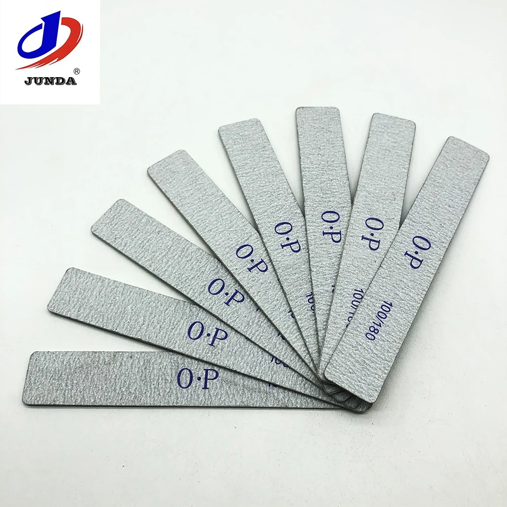 Rectangle Custom Printed Emery Boards 80 100 180 240 Grit Professional ...