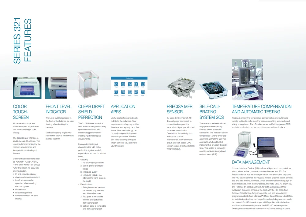 Precisa Lab High Performance 1mg Precision Balance Analyzers