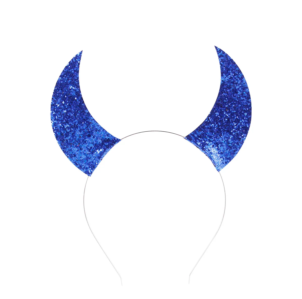 Hot Sale Halloween Cosplay Party Decoration Props Glitter Blue Devil ...