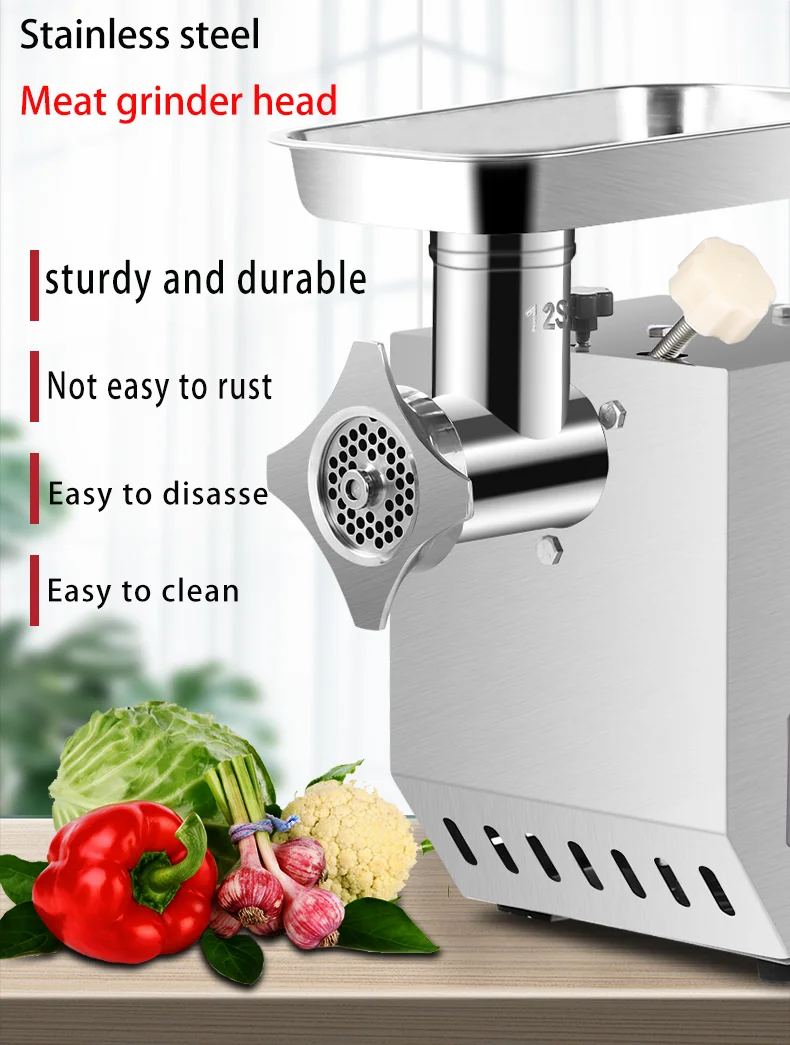 Industrial Meat Mill Meat Grinder Machine with Hoist Meat Grinder ...