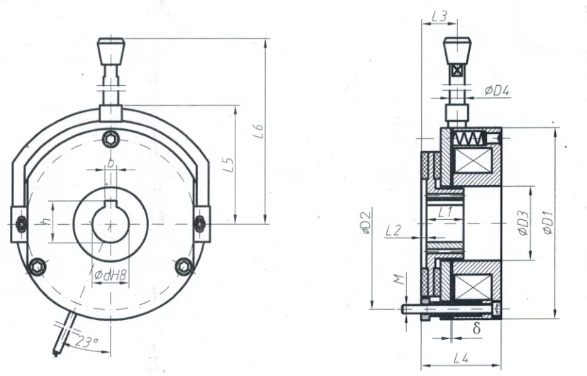 BFK458-08N Electromagnetic Brake Electric Clutch - Reliable Performance