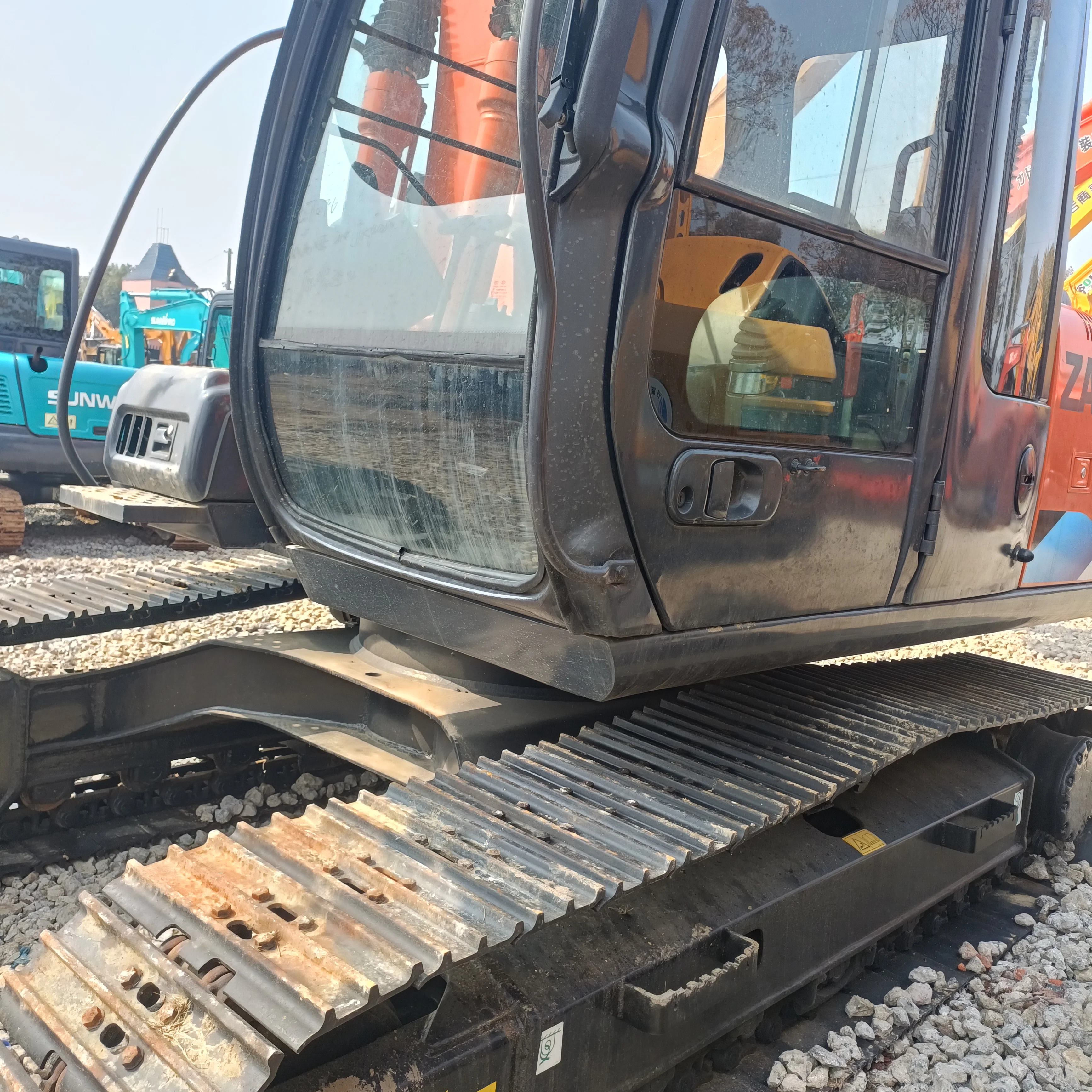 Original Engine Hydraulic Hitachi EX120 Heavy Machinery 12 Ton Hitachi ...