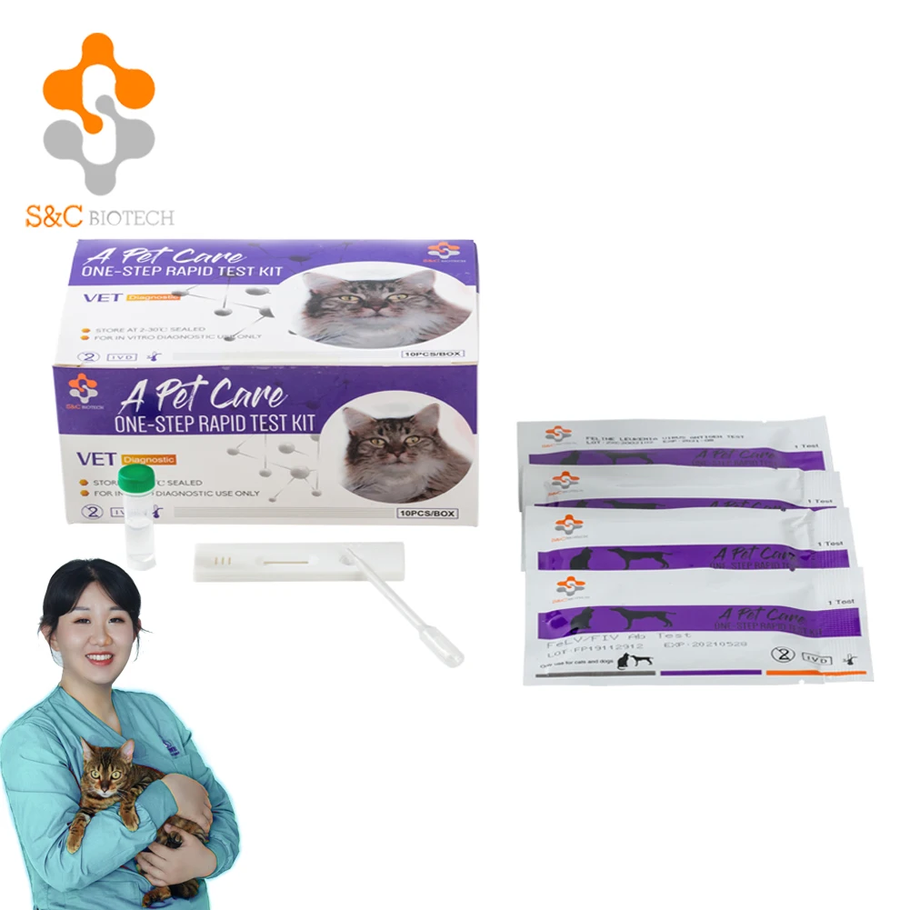 Iso Approval Veterinary Combo Cdv/cpv Rapid Test Kit - Buy Canine Test ...