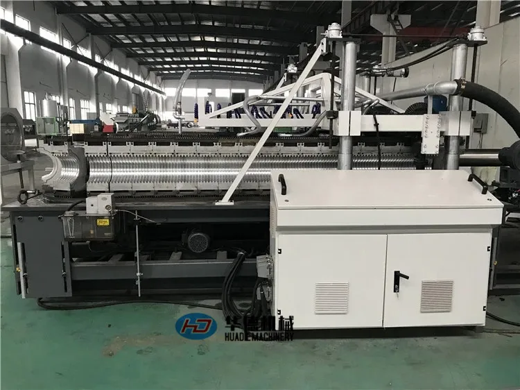 HDPE 2 Schichten Wellrohr-Extrusion leitung Herstellung von ...