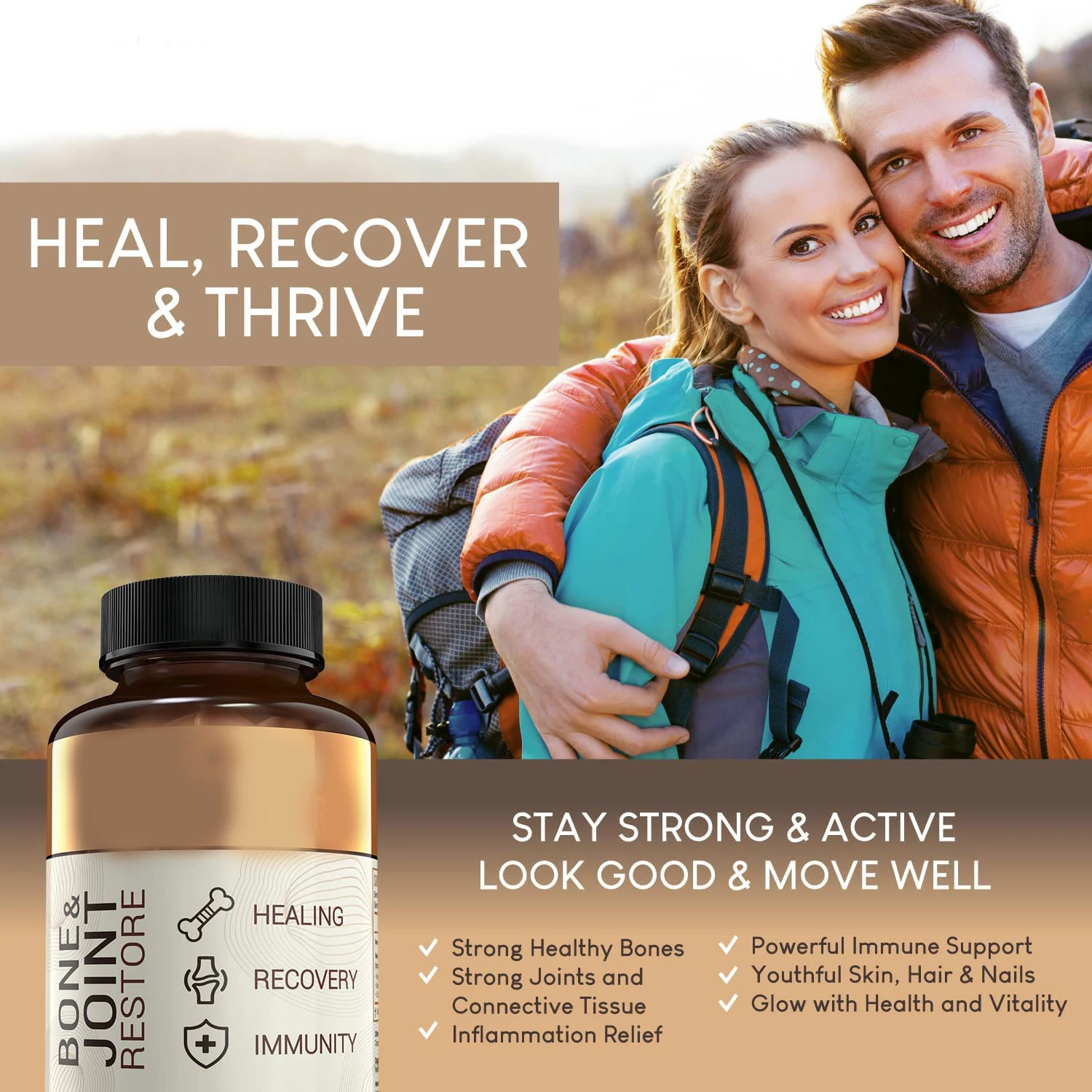 Bovine Tracheal Cartilage Of Restore Grass Fed Bone Marrow Supplement ...