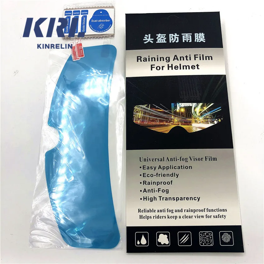 Clear Anti Fog Patch Sticker Motorcycle Helmet Lens Fog Resistant Film ...