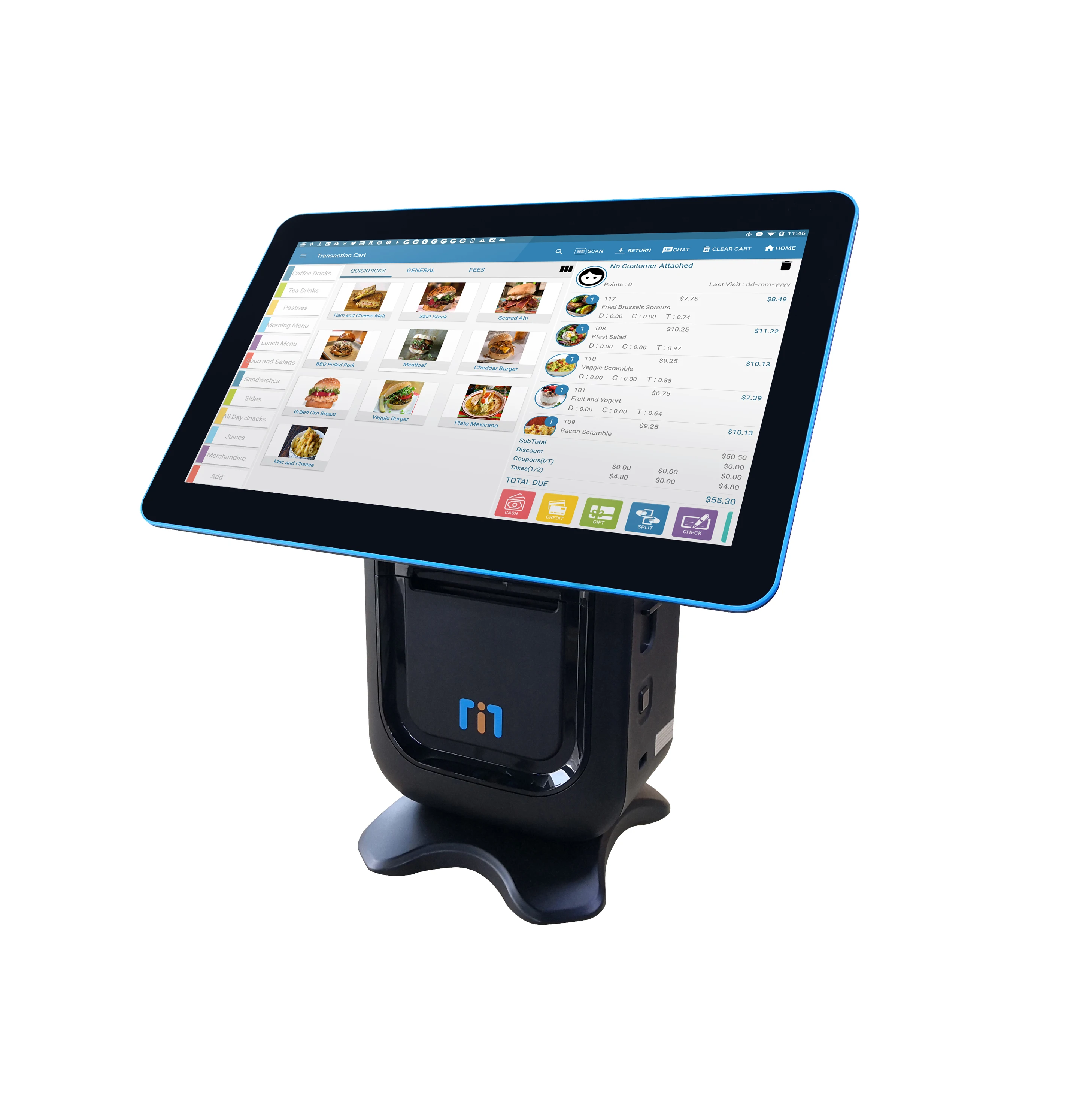Imachine P1 Touch Screen Android POS Terminal with 15.6" LCD