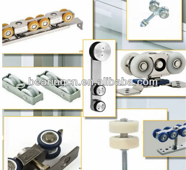 Overhead Slider Sliding Door Rollers Bearings Wheels Top Hung Bracket ...