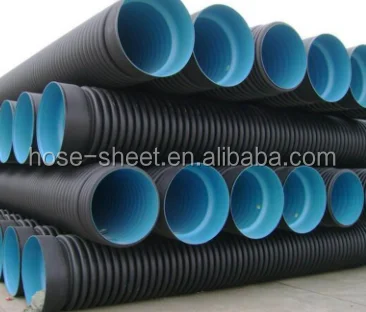 Large Diameter HDPE Double Wall Corrugated Drainage Pipe