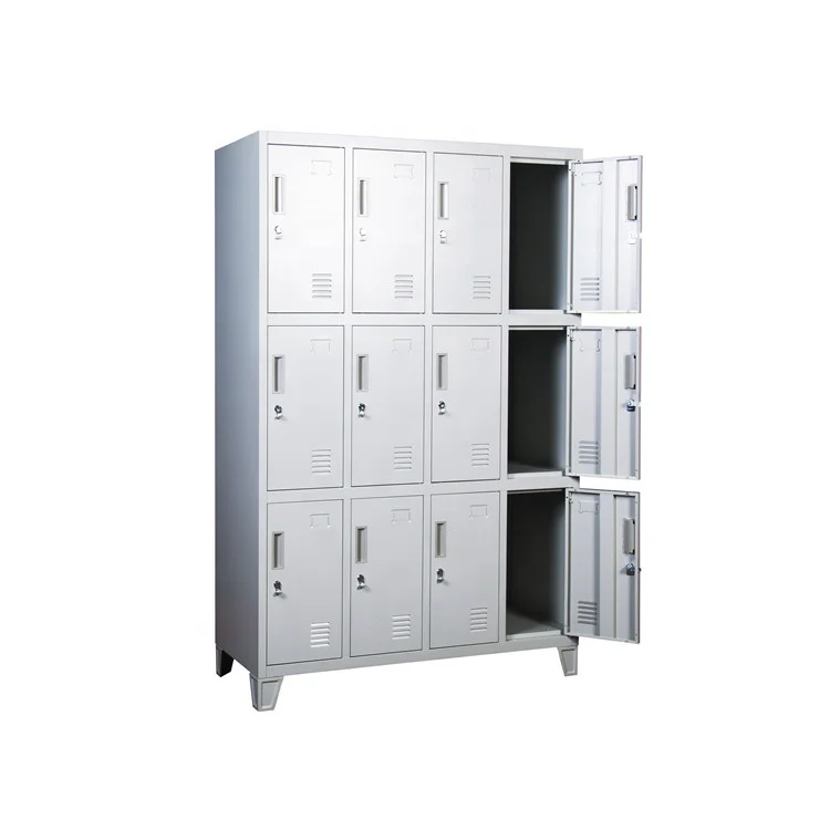 Factory Sell 12 Doors Locker - Steel Staff Wardrobe Cabinet