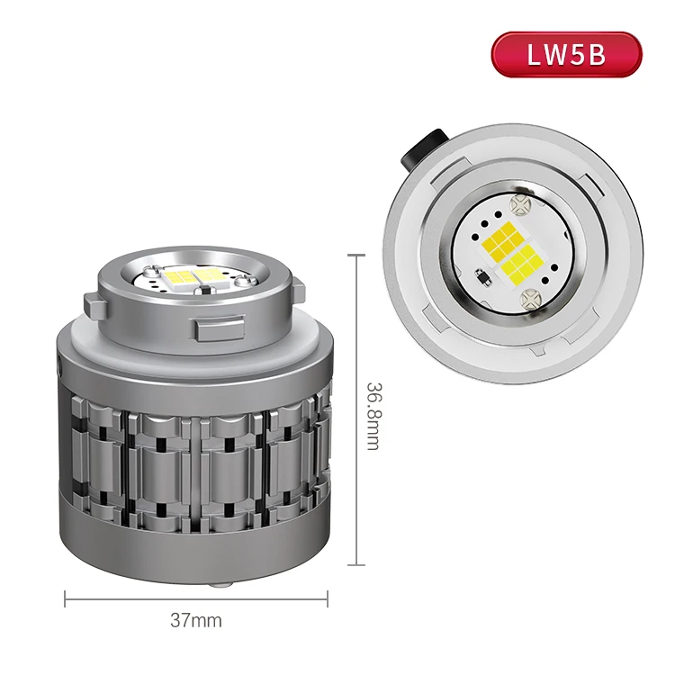 Led New 2024 LED Bulb Headlight LED FOG Light Dual Color LED S21- LW5B ...
