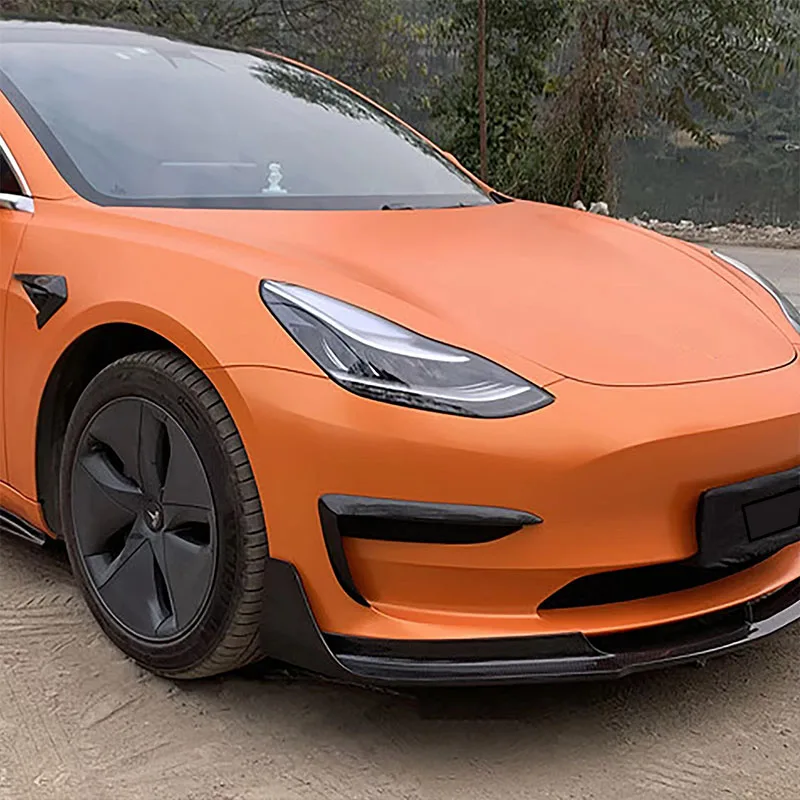 Universal Front Bumper Modification Lip Splitters Canards For Tesla ...