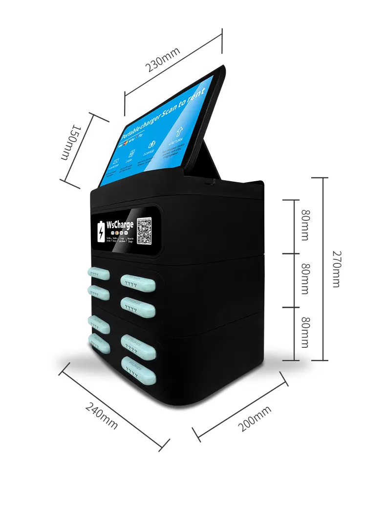 Rental Powerbank Vending Machine - Portable Charging Station