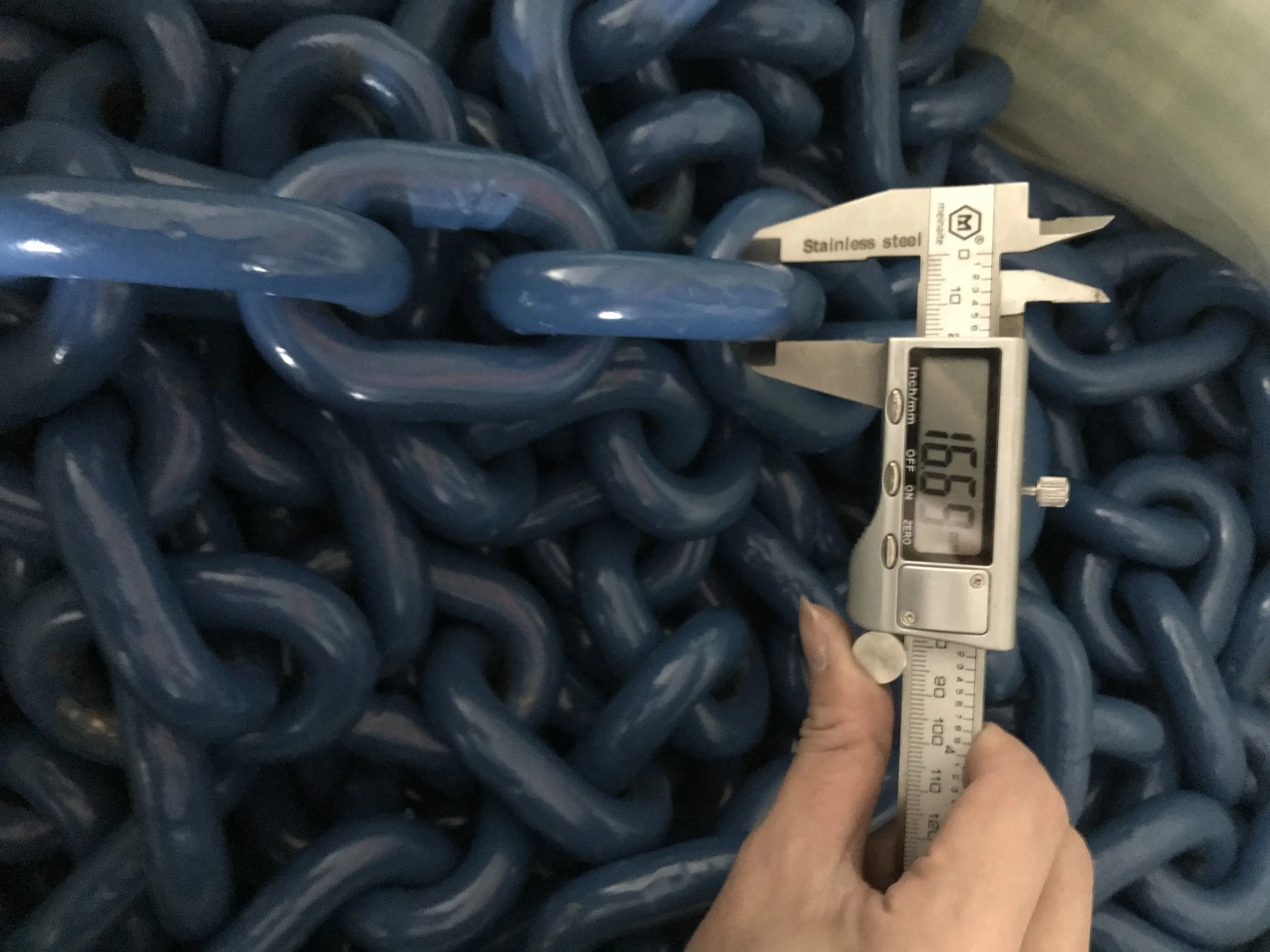 Z2LIFTING Grade 100 Blue Lacquer Alloy Steel Link Chain/High Level ...