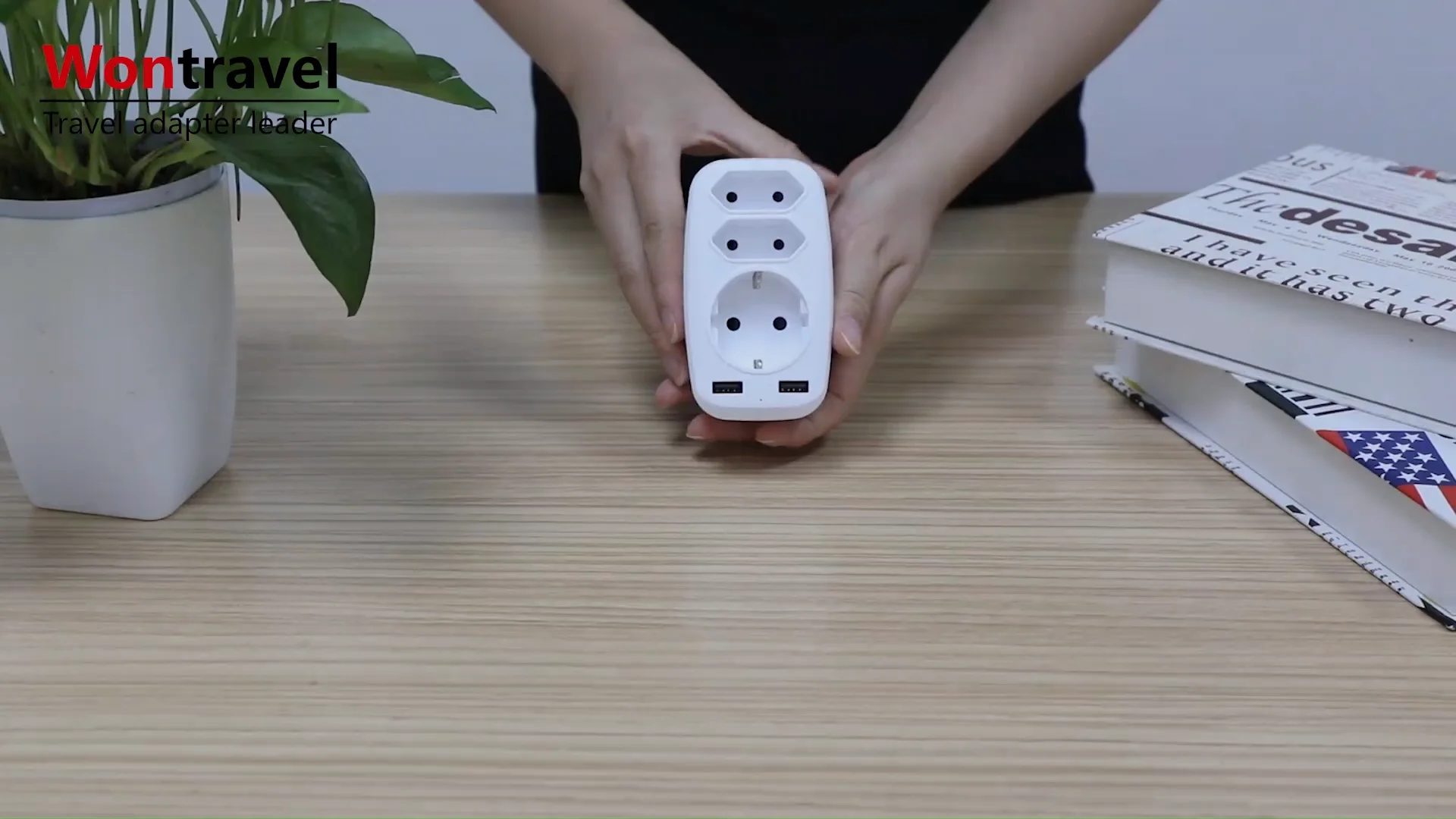 French European Germany Italy Eu 220v Power Strip Socket With Usb Port ...