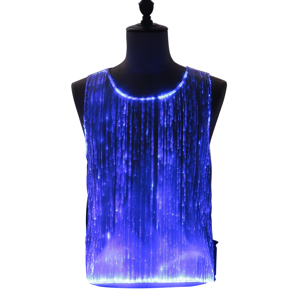 Glowing Party Night Club Tanktop - Luminous Men's T-shirt