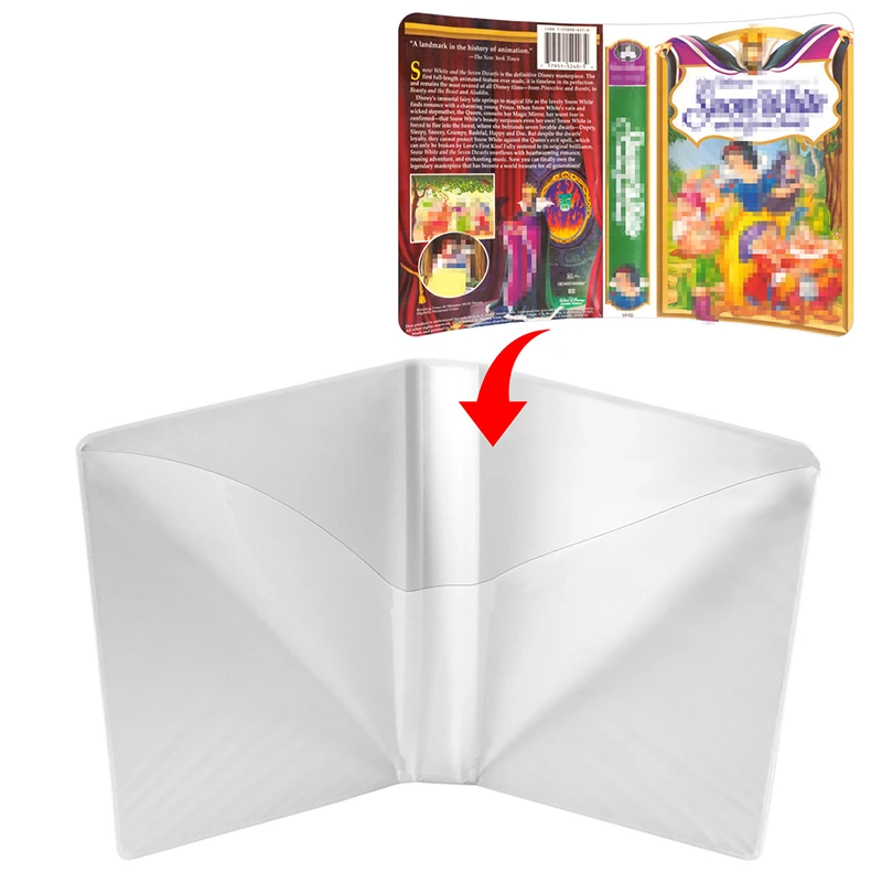 HIGOPLAY VHS Storage Clamshell Case - White Vinyl