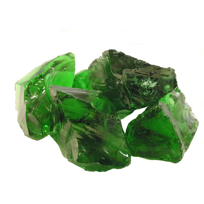 Wholesale Crushed Landscaping Green Garden Glass Decorative Glass Rocks ...