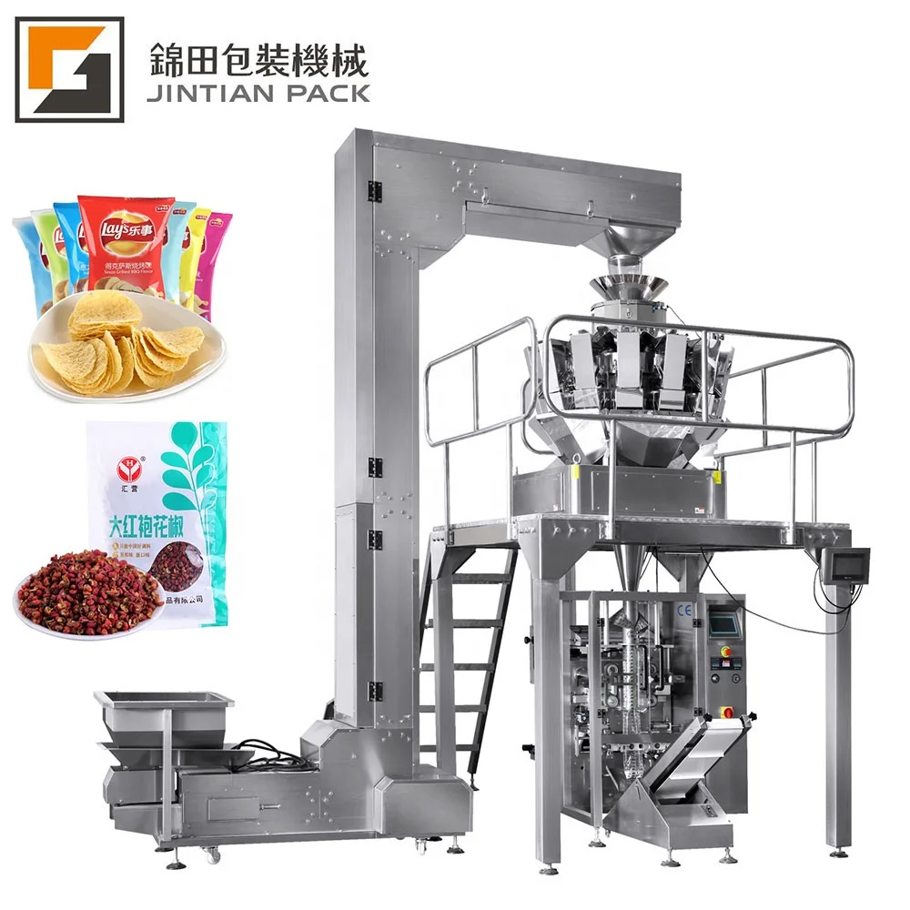 Automatic Multi Head Packing Machine Scale 10/14 Multihead Weigher ...